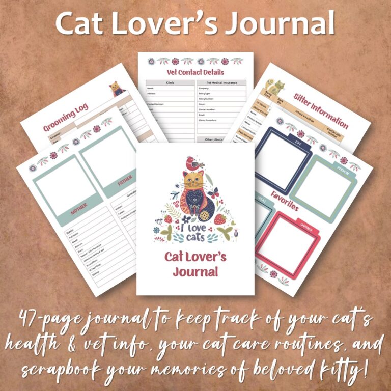 Cat Lovers Journal - Journals & Planners, Oh My!