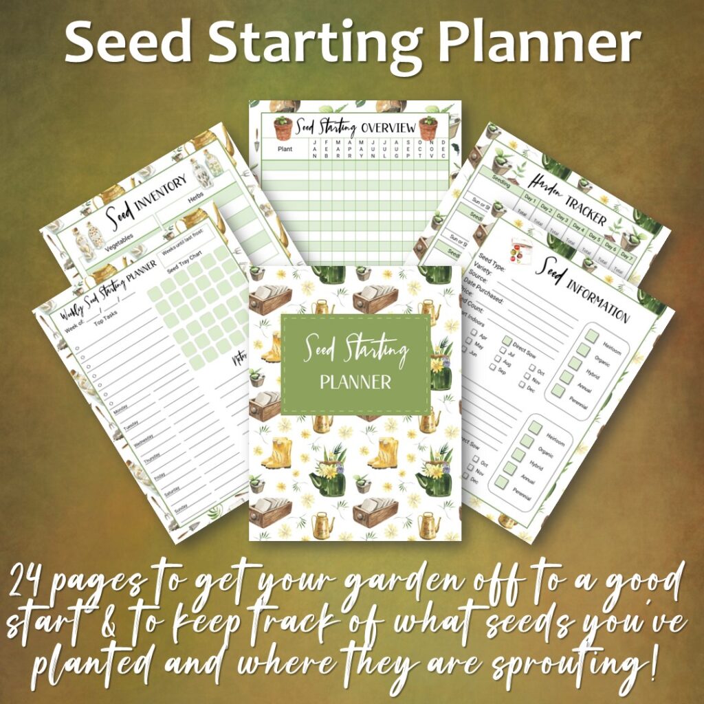 Seed Starting Planner - Journals & Planners, Oh My!
