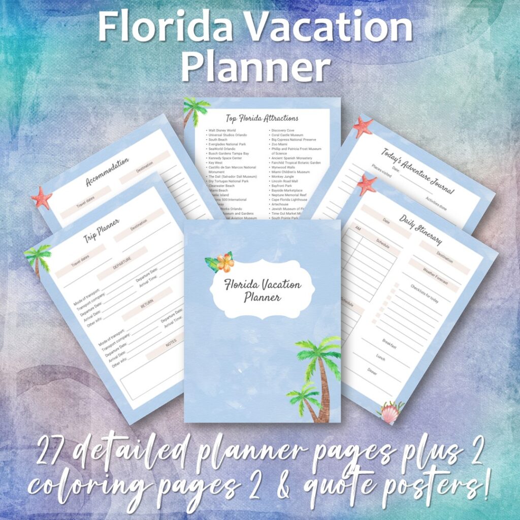Florida Vacation Planner - Journals & Planners, Oh My!