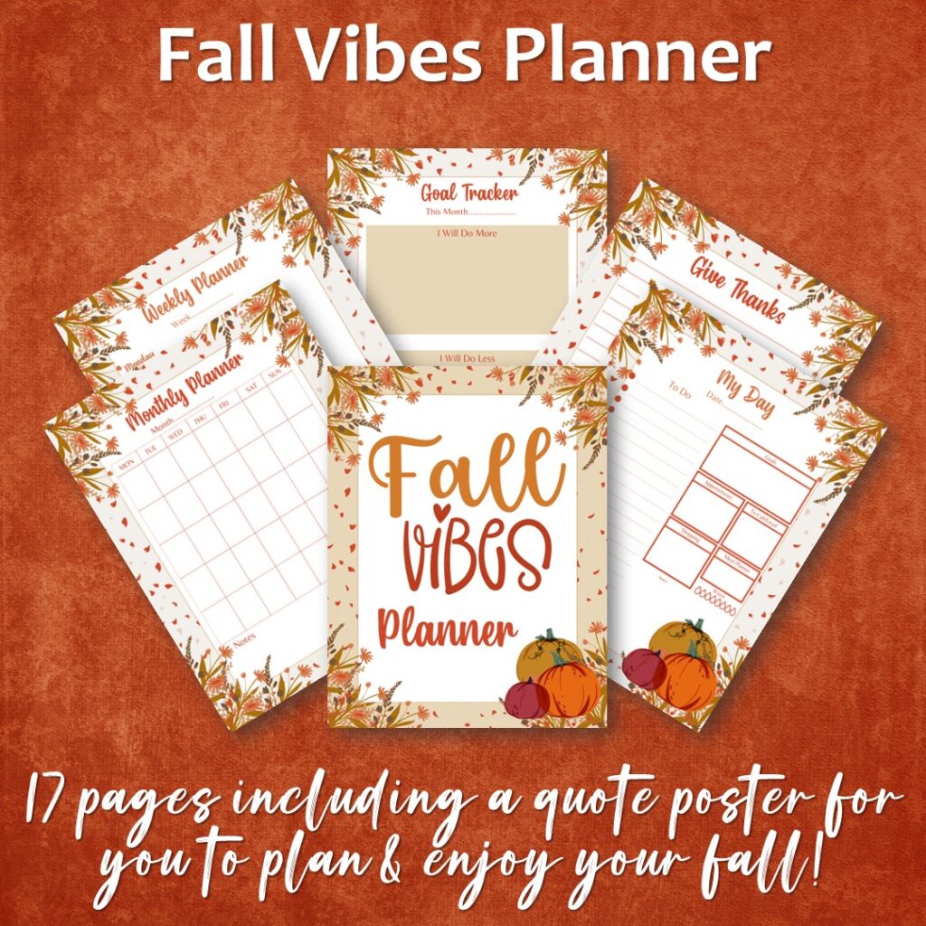 Fall Vibes Planner - Journals & Planners, Oh My!